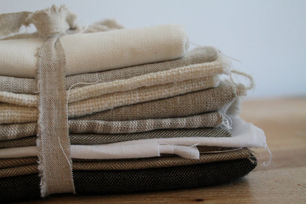 Retailles de tissu (lin) pour vos projets